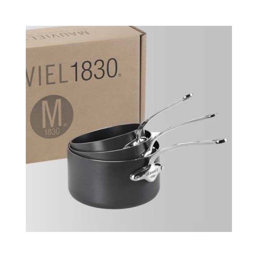 Mauviel M Stone 3 Saucepans Mauviel M Stone 3 Saucepans
